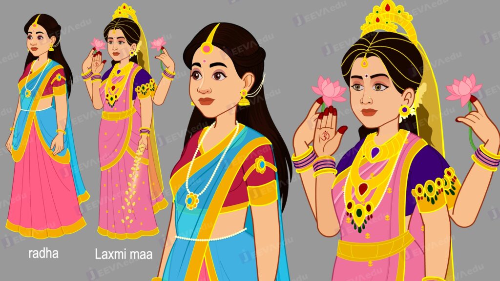 Hindu Gods Cartoon Characters JHGC01 (Adobe Animate Vector) – Jeevaedu