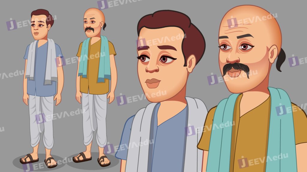 4 Man Cartoon Character J4CC08 (Adobe Animate Vector) – Jeevaedu