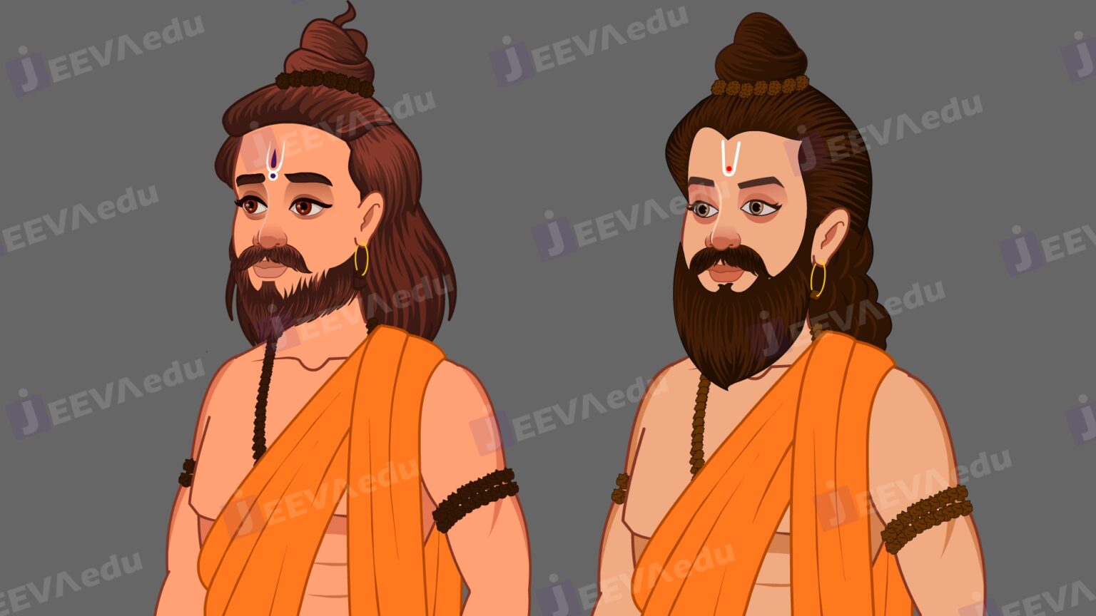 Sadhu Cartoon Character JSC01 (Adobe Animate Vector) – Jeevaedu