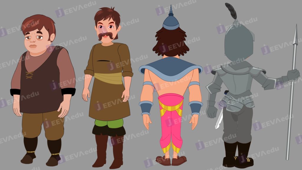 Cartoon 2D Character JCCXT01 (Adobe Animate Vector) – Jeevaedu