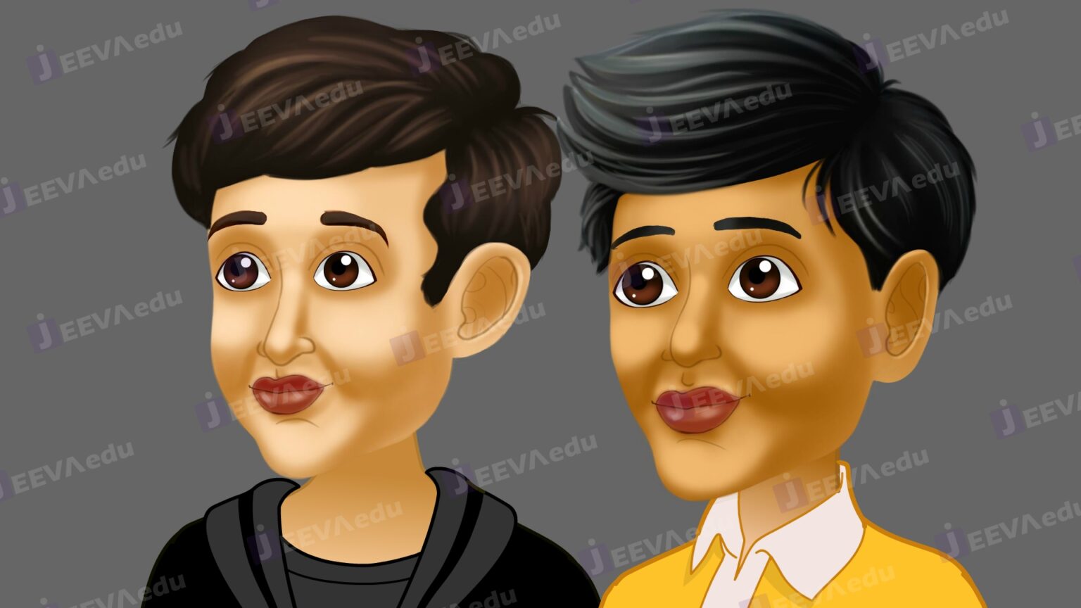 50 Cartoon Characters Photoshop Face JCCPFX01 (Animate Vector) – Jeevaedu