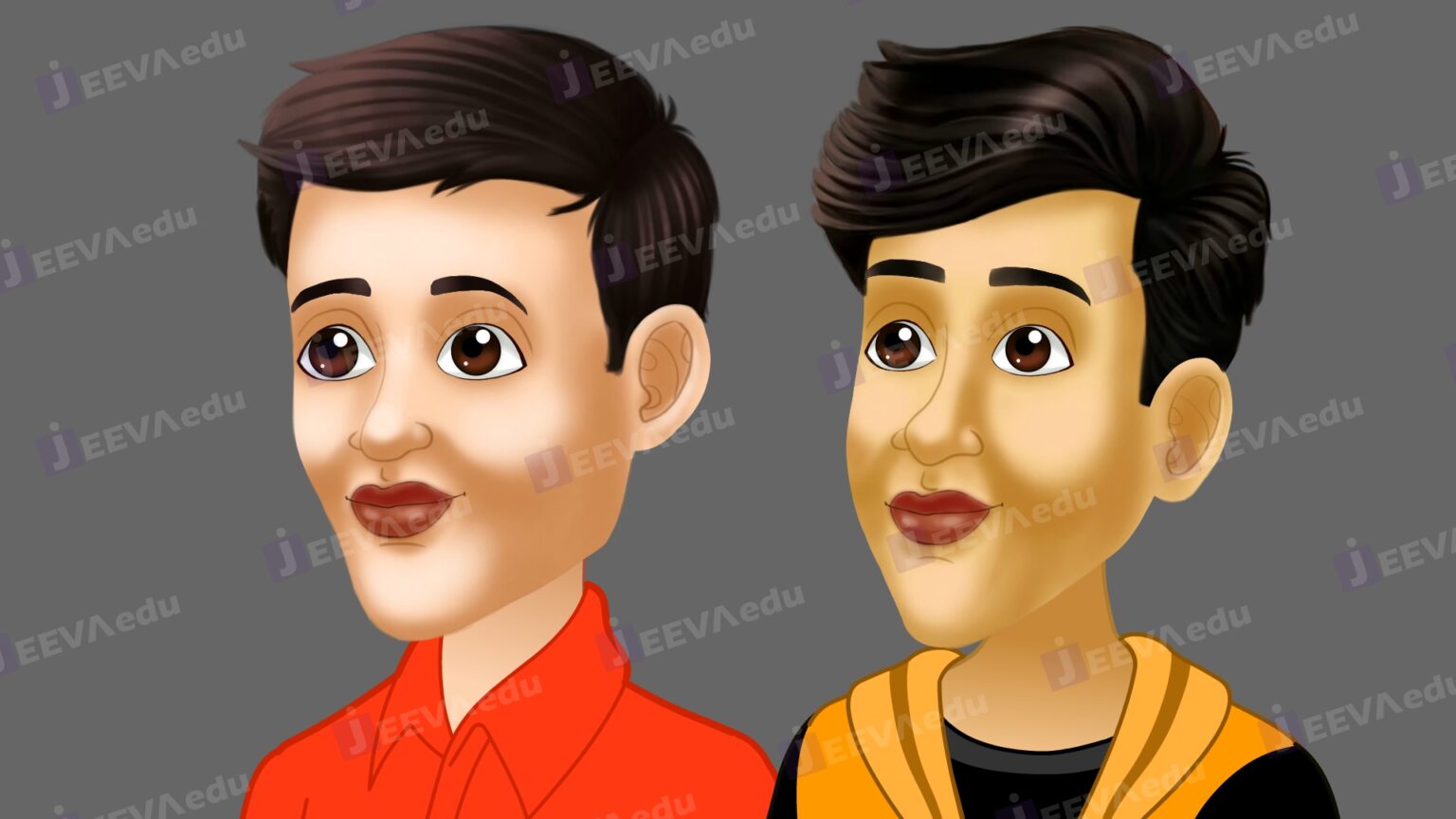 50 Cartoon Characters Photoshop Face JCCPFX01 (Animate Vector) – Jeevaedu
