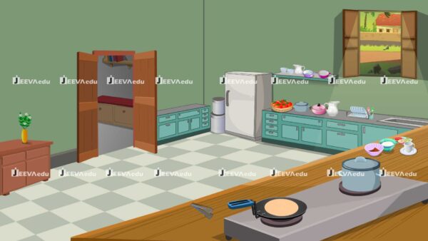 Cartoon Style Kitchen Background JCSKBC2 (Adobe Animate Vector) – Jeevaedu